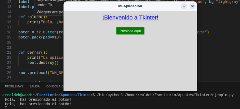 Biblioteca Tkinter – Python – Apuntes de Walther Curo